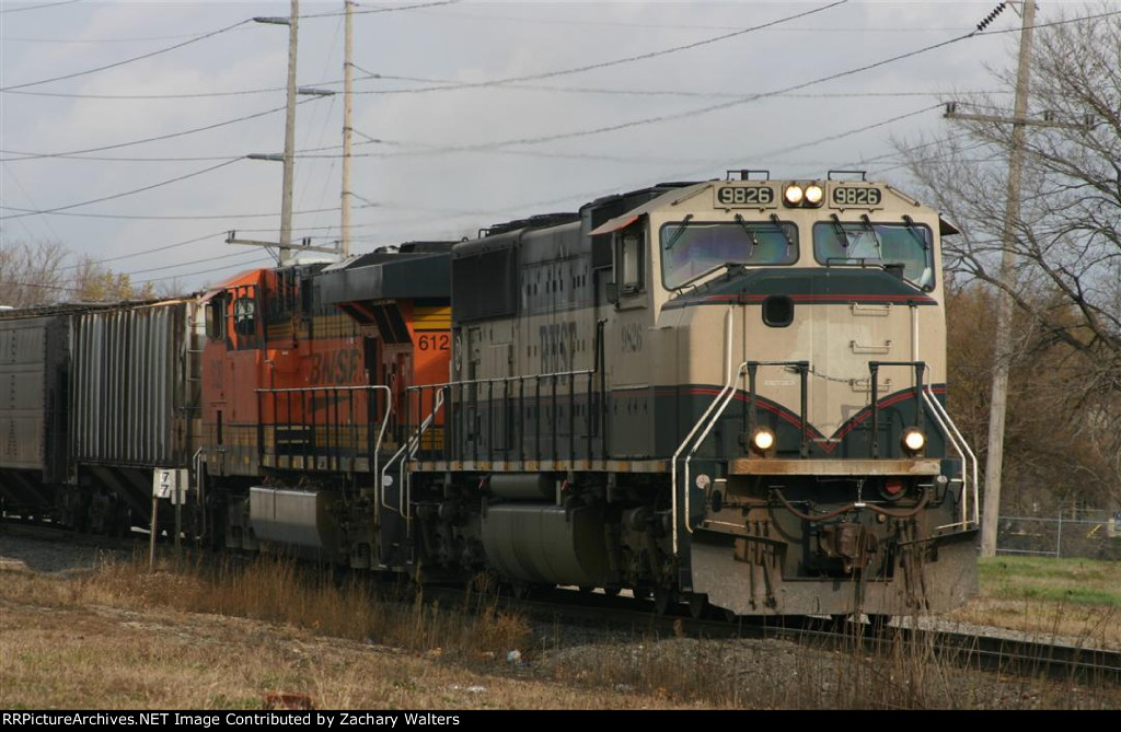 BNSF 9826 6128